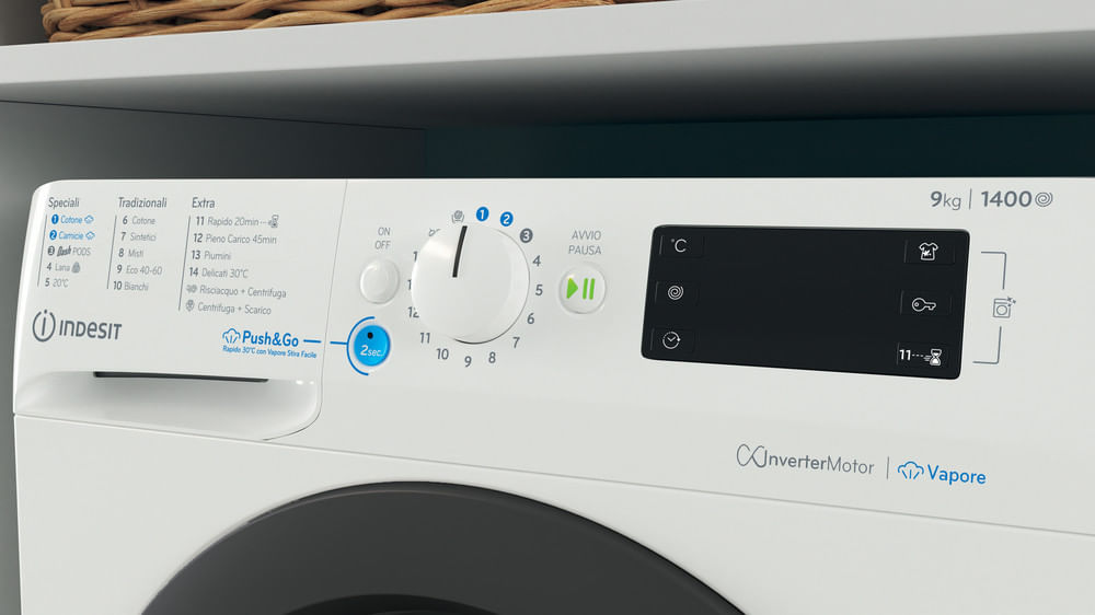 Lavatrice a libera installazione Indesit BWE 91496X WKV IT - BWE 91496X ... Lavatrice a libera installazione Indesit BWE 91496X WKV IT - BWE 91496X ...